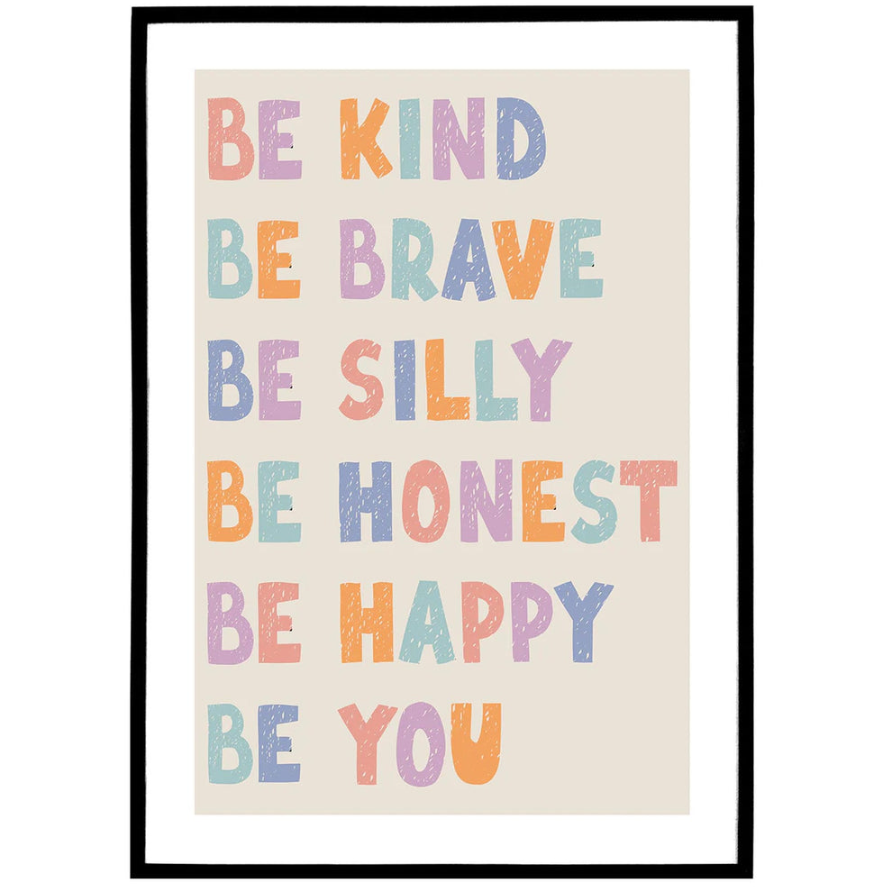 Be Kind Poster – HypeSheriff Europe