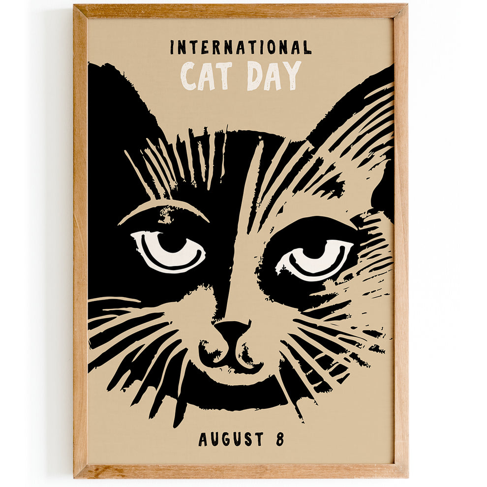 International Cat Day Poster – HypeSheriff Europe