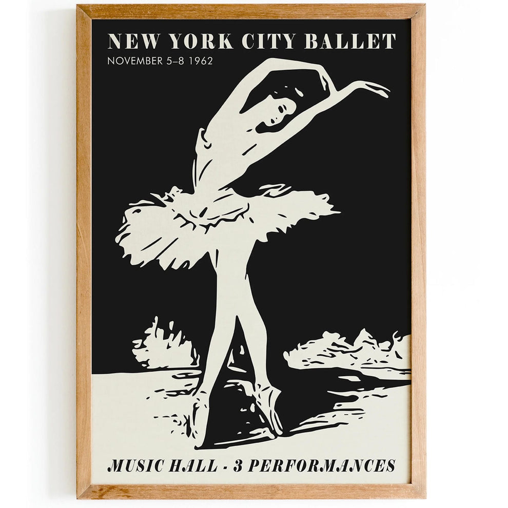B&W New York City Ballet Poster – HypeSheriff Europe