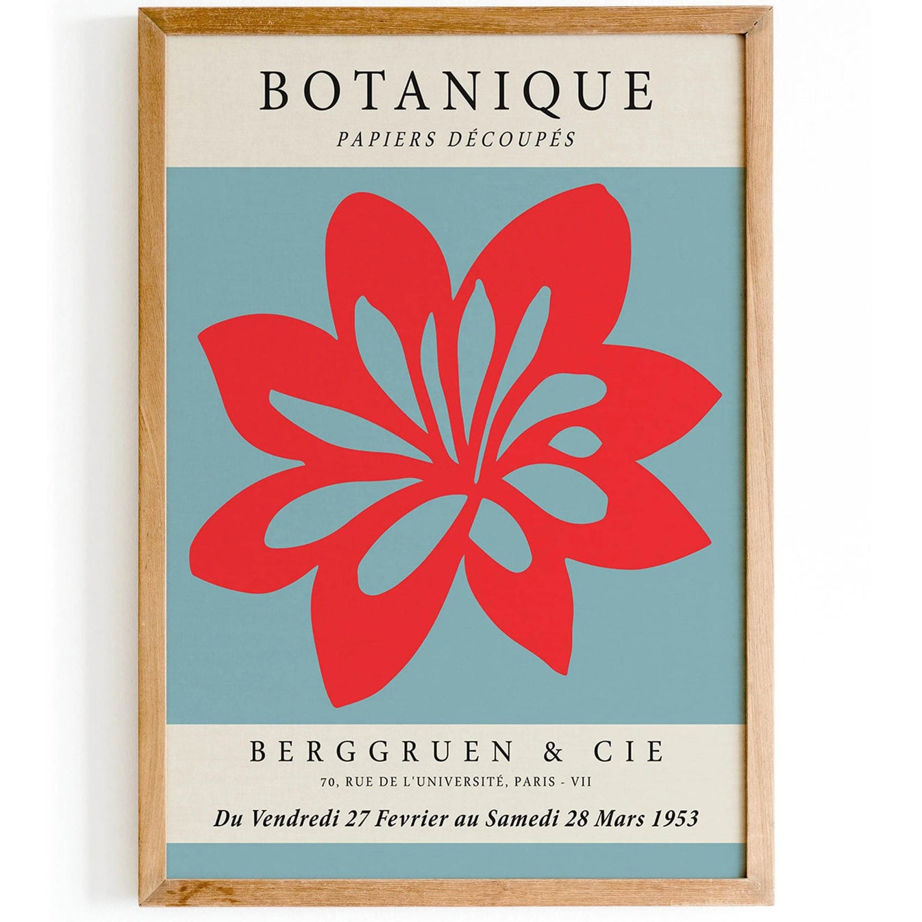 Botanique Red Flower Poster – HypeSheriff Europe