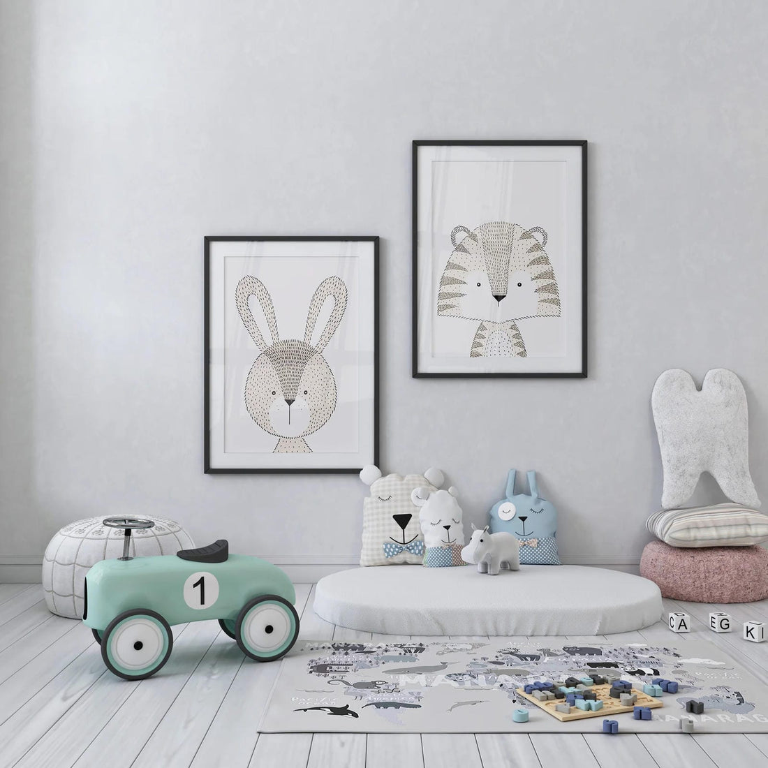 Scandinavian Rabbit Poster – HypeSheriff Europe