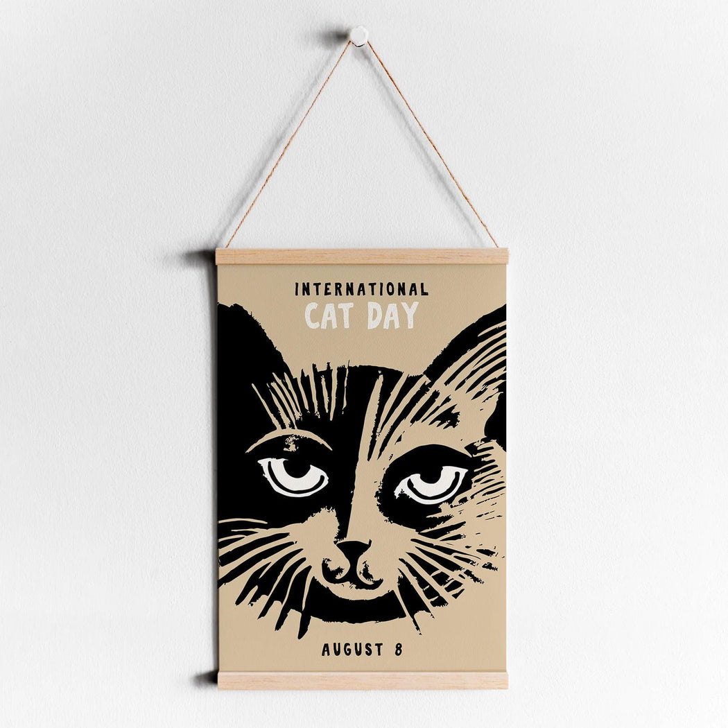 International Cat Day Poster — HypeSheriff Europe