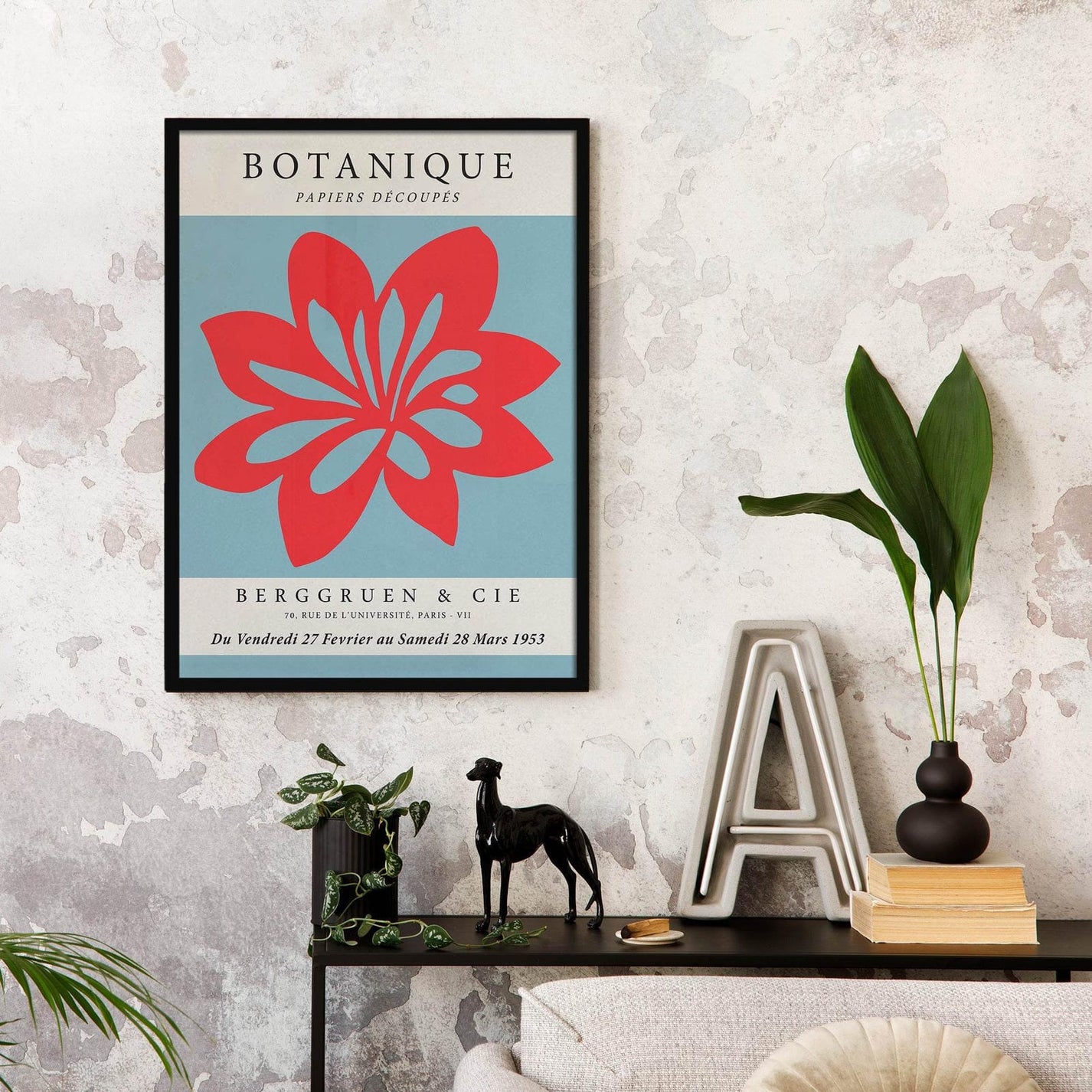 Botanique Red Flower Poster – HypeSheriff Europe
