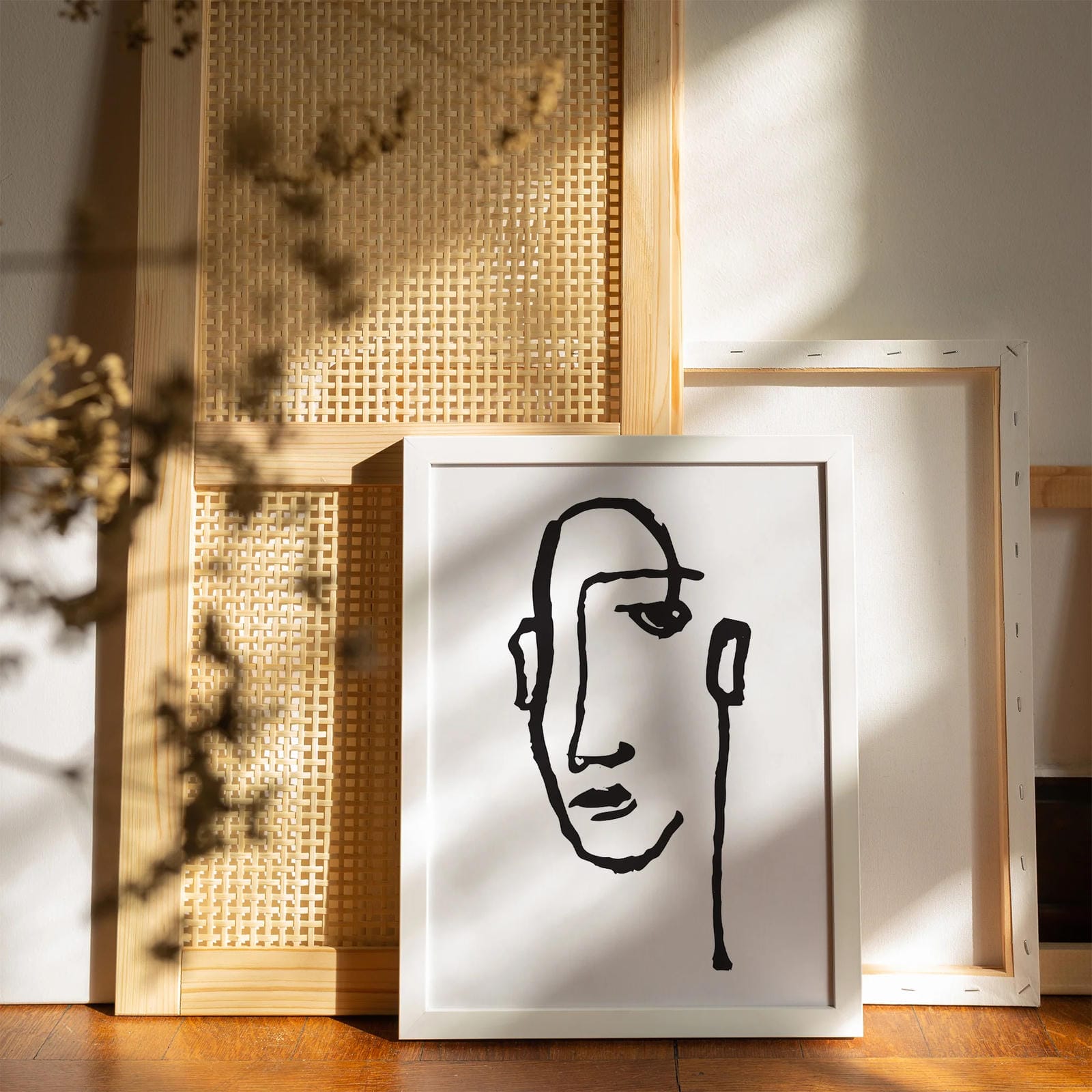 Human Face Line Art Poster — HypeSheriff Europe