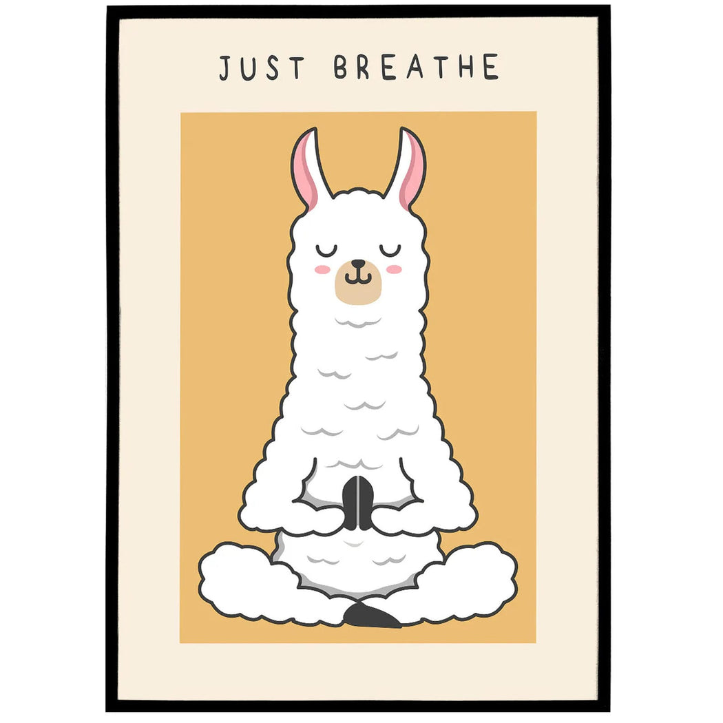 Alpaca Stress Relief Poster — HypeSheriff Europe