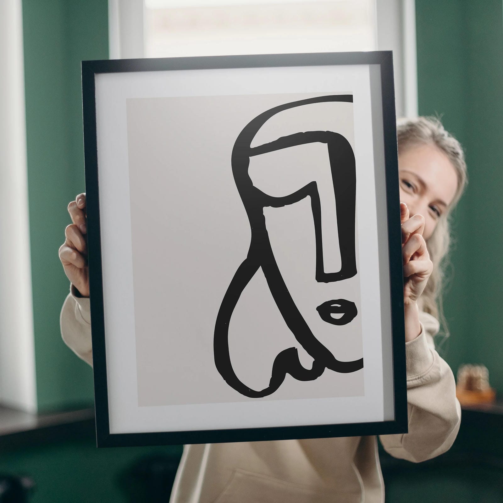 Picasso Line Art Face No.3 Poster — HypeSheriff Europe