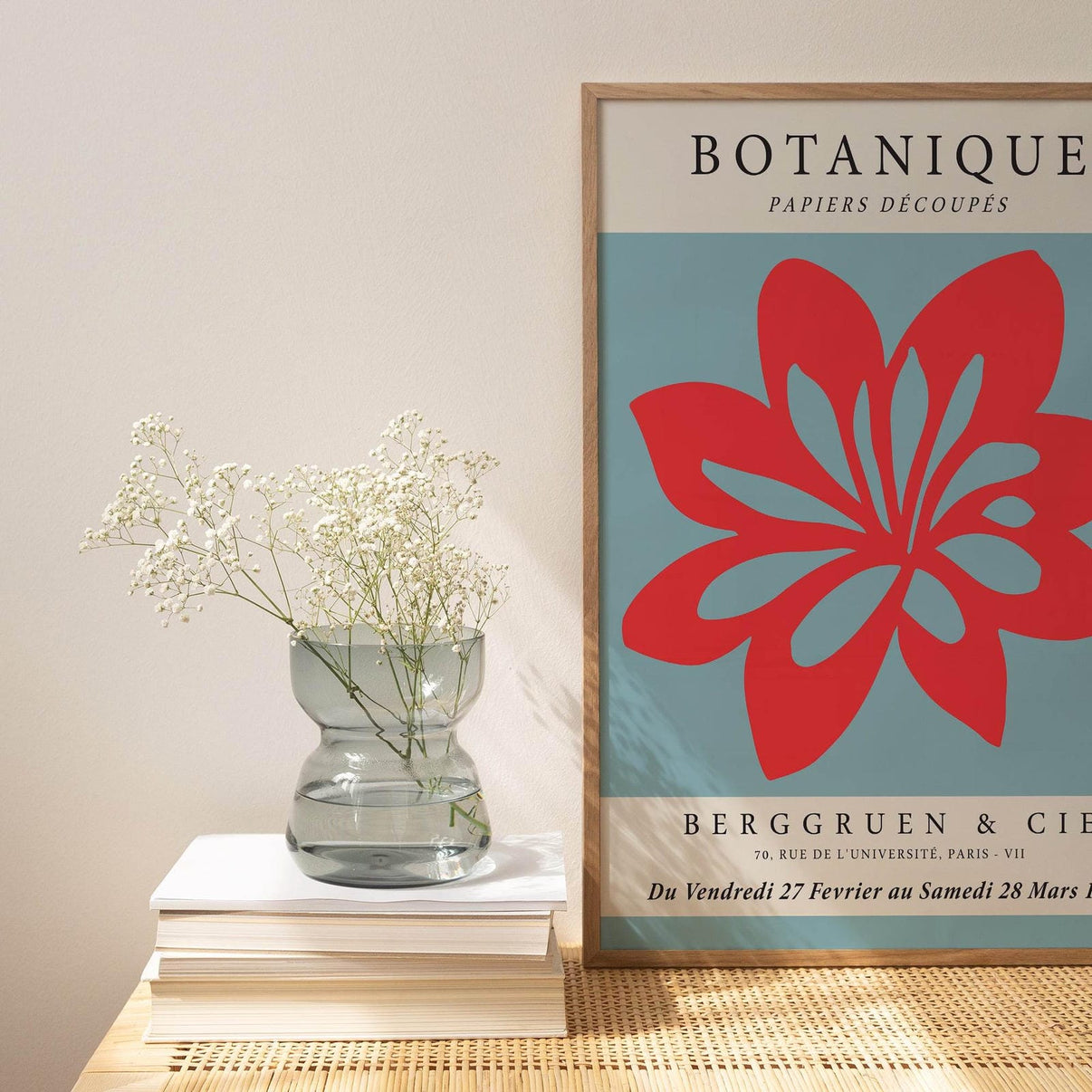 Botanique Red Flower Poster – HypeSheriff Europe