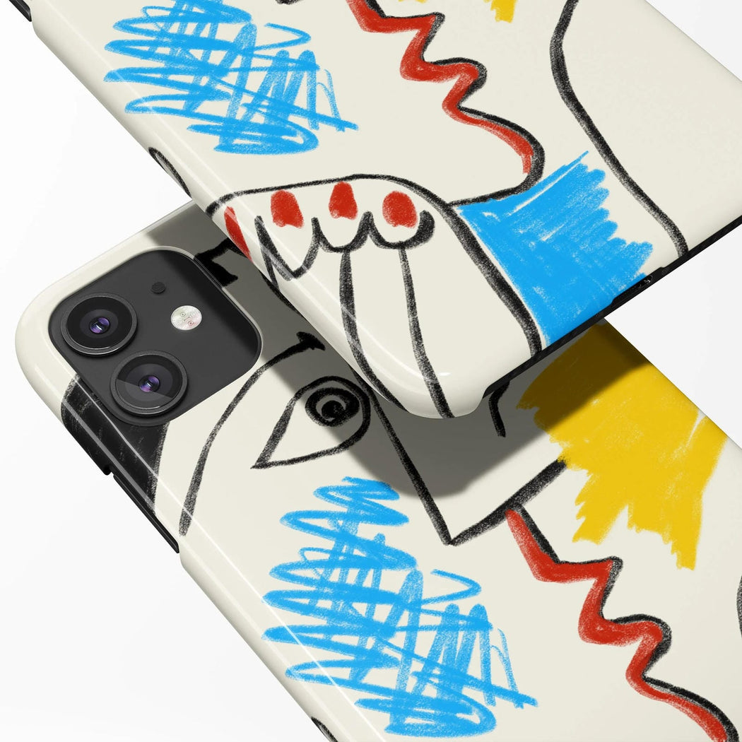 Picasso Drawing iPhone Case — HypeSheriff Europe