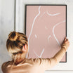 Pink Woman Body Poster – HypeSheriff Europe