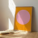 Minimalist Pink Sun Poster – HypeSheriff Europe
