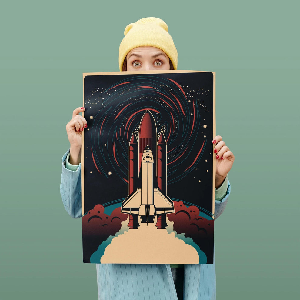 Space Shuttle Artistic Poster – HypeSheriff Europe