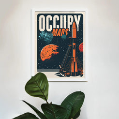 Occupy Mars Poster Print – HypeSheriff Europe