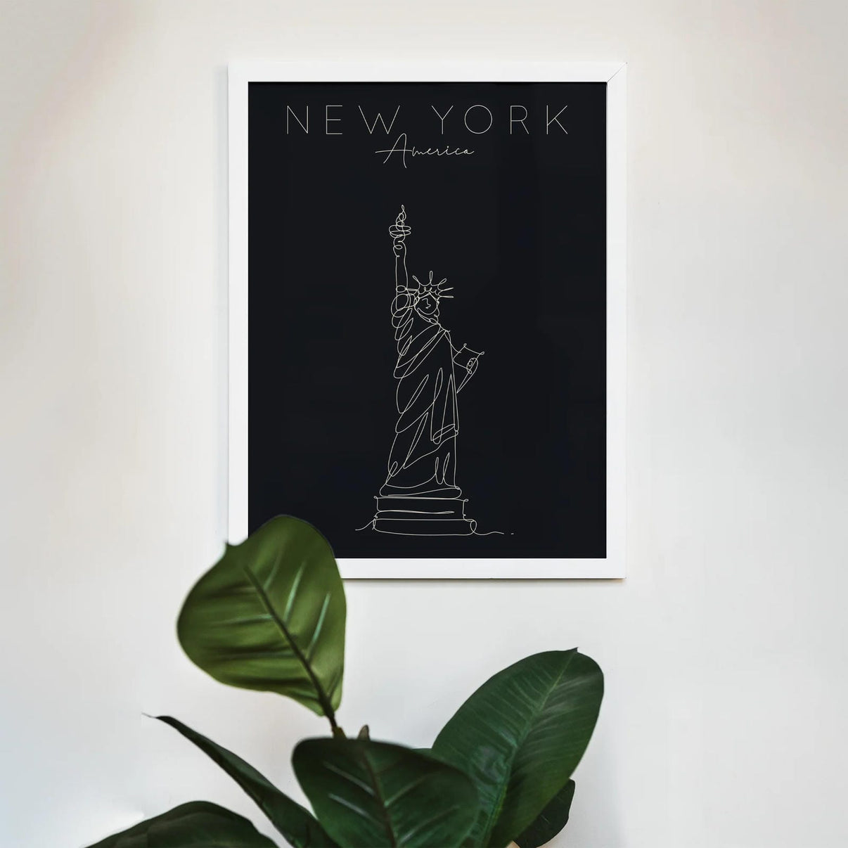 Statue of Liberty Line Art Poster – HypeSheriff Europe